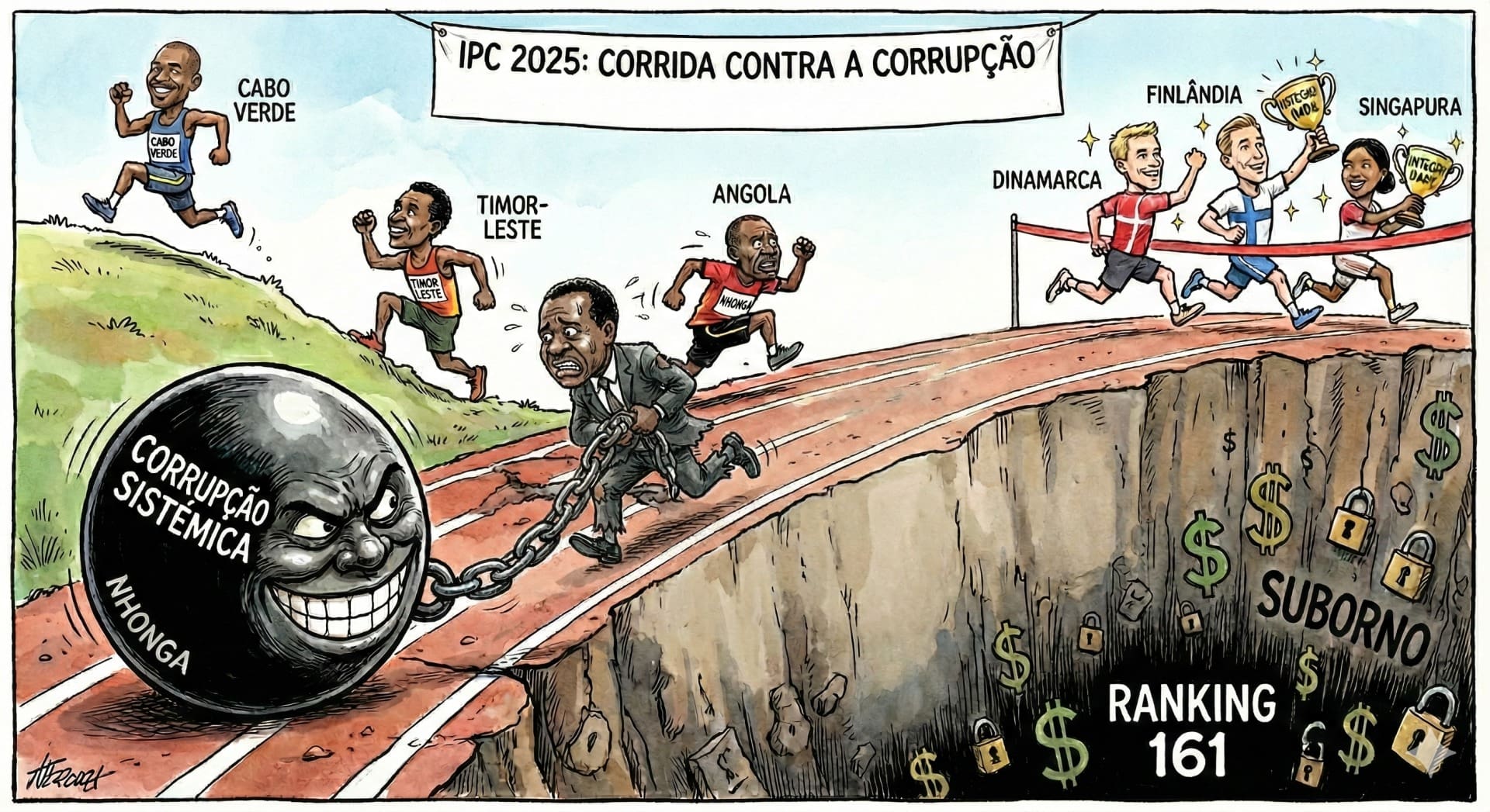Moçambique em 2025: Queda Alarmante no Índice de Corrupção