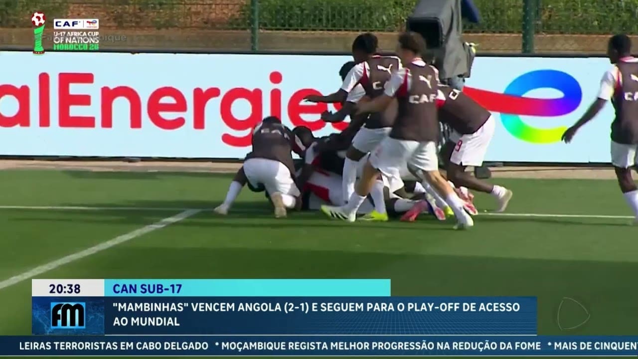 Seleção Nacional Futebol Sub-17 vence Angola por 2-1 e garante vaga no ...